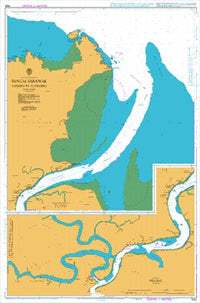 Buy Nautical Chart BA 1822 Sungai Sarawak Tanjung Po to Pending (2012 ...