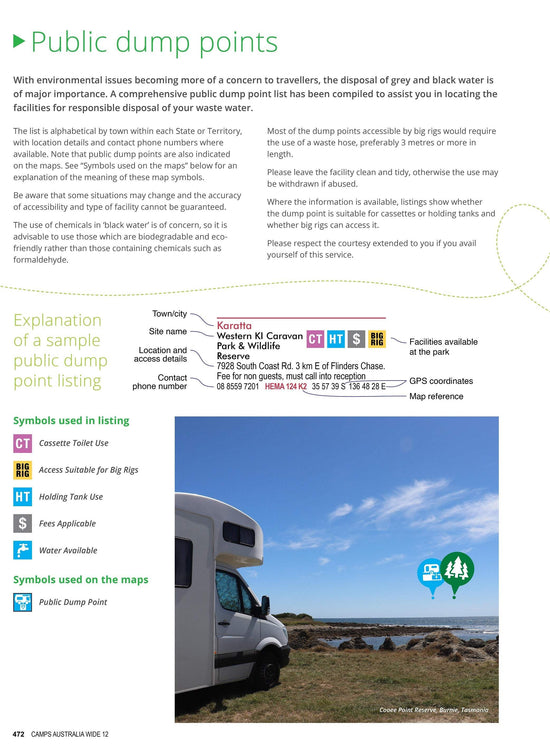 Buy Camps 12 Australia Wide: Easy Read with Campsite Photos – The Chart ...