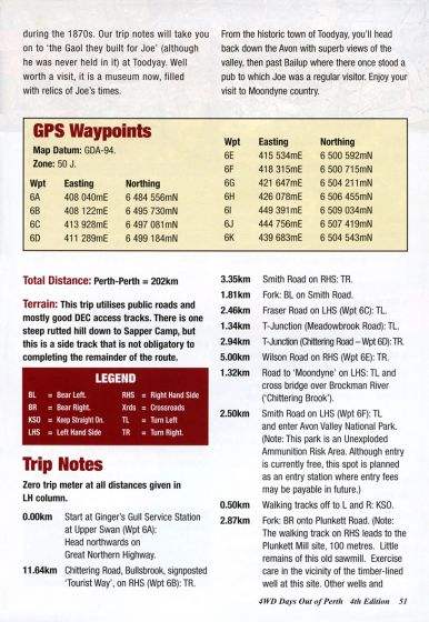 Buy 4WD Days out of Perth (5th Edition) – The Chart & Map Shop