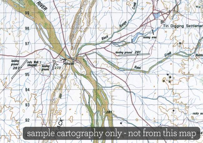 Buy 8457 Bogie QLD Topographic Map (2nd Edition) by Geoscience ...