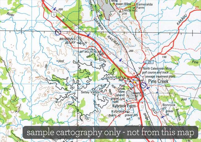 Buy SF55-14 Jericho QLD Topographic Map (2nd Edition) by Geoscience ...