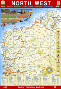 Buy North West Map Book Road Map by QPA – The Chart & Map Shop