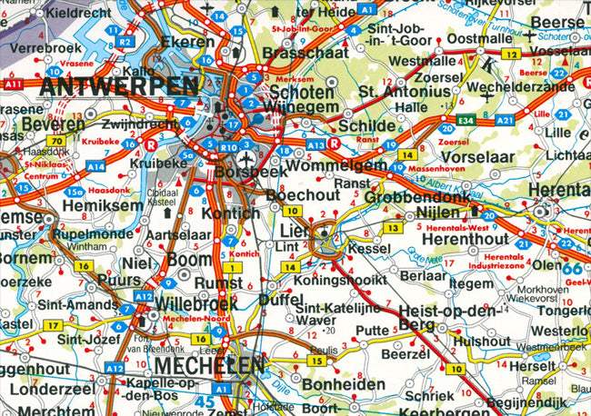Buy Benelux Road Map by Freytag & Berndt (2009) – The Chart & Map Shop