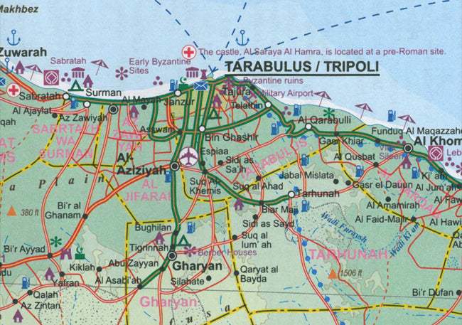 Buy Tunisia & Libya Road Map (4th Edition) by ITMB (2011) – The Chart ...