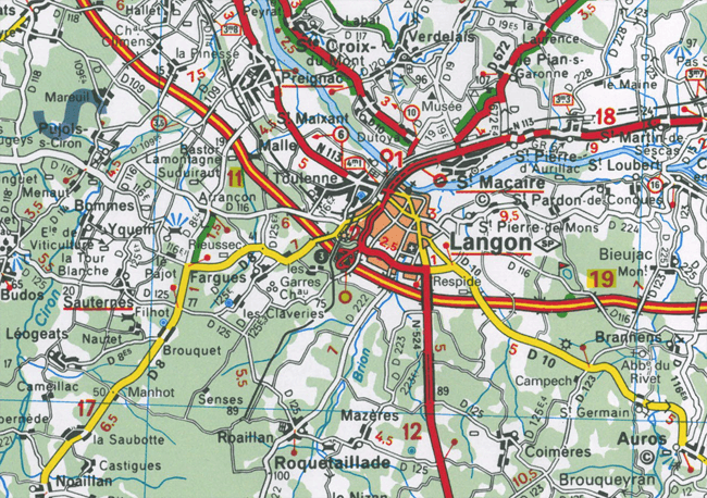 Buy Gironde, Landes Road Map by Michelin (2008) – The Chart & Map Shop