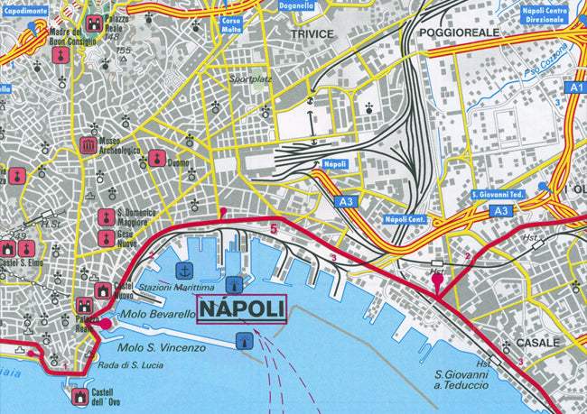 Buy Bay of Naples Road Map by Freytag & Berndt (2011) – The Chart & Map ...