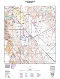 Buy 1840-III-NE Geraldton Topographic Map by Landgate (2011) – The ...