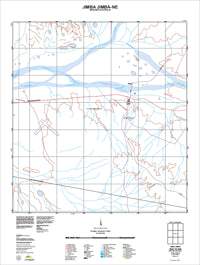 Buy 1947-IV-NE Jimba Jimba Topographic Map by Landgate (2011) – The ...