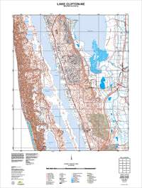 Buy 2032-III-NE Lake Clifton Topographic Map by Landgate (2011) – The ...