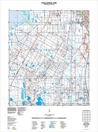 Buy 2032-I-SW Pinjarra Topographic Map by Landgate (2011) – The Chart ...