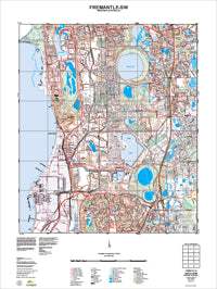 Buy 2033-I-SW Fremantle Topographic Map by Landgate (2011) – The Chart ...