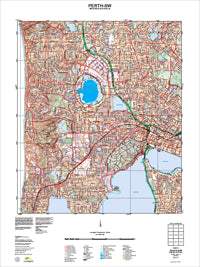 Buy 2034-II-SW Perth Topographic Map by Landgate (2011) – The Chart ...