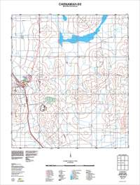 Buy 2038-I-SE Carnamah Topographic Map by Landgate (2011) – The Chart ...
