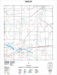 Buy 2041-II-SW Pindar Topographic Map by Landgate (2011) – The Chart ...