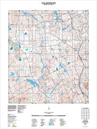 Buy 2135-I-SE Calingiri Topographic Map by Landgate (2011) – The Chart ...