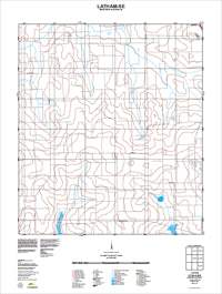 Buy 2138-II-SE Latham Topographic Map by Landgate (2011) – The Chart ...