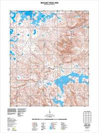 Buy 2228-I-NW Mount Roe Topographic Map by Landgate (2011) – The Chart ...