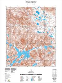 Buy 2228-I-SW Mount Roe Topographic Map by Landgate (2011) – The Chart ...