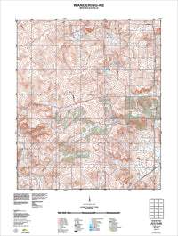 Buy 2232-IV-NE Wandering Topographic Map by Landgate (2011) – The Chart ...