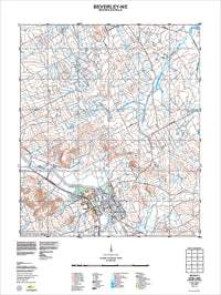 Buy 2233-I-NE Beverley Topographic Map by Landgate (2011) – The Chart ...