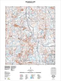 Buy 2233-I-NW Beverley Topographic Map by Landgate (2011) – The Chart ...