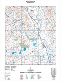 Buy 2233-I-SE Beverley Topographic Map by Landgate (2011) – The Chart ...