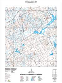 Buy 2235-II-SW Goomalling Topographic Map by Landgate (2011) – The ...