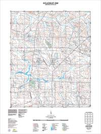 Buy 2330-III-SW Kojonup Topographic Map by Landgate (2011) – The Chart ...