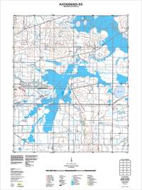 Buy 2430-IV-SE Katanning Topographic Map by Landgate (2011) – The Chart ...