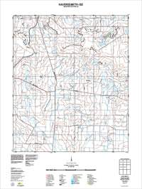 Buy 2432-II-SE Harrismith Topographic Map by Landgate (2011) – The ...