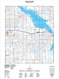 Buy 2434-II-SW Kwolyin Topographic Map by Landgate (2011) – The Chart ...