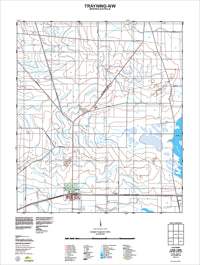 Buy 2435-I-NW Trayning Topographic Map by Landgate (2011) – The Chart ...