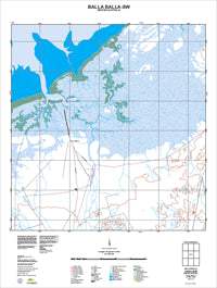 Buy 2456-I-SW Balla Balla Topographic Map by Landgate (2011) – The ...
