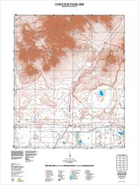 Buy 2529-III-SW Chester Pass Topographic Map by Landgate (2011) – The ...