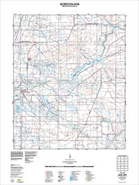 Buy 2529-I-NW Borden Topographic Map by Landgate (2011) – The Chart ...