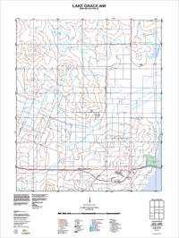 Buy 2531-I-NW Lake Grace Topographic Map by Landgate (2011) – The Chart ...