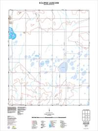 Buy 2632-II-SW Eclipse Lake Topographic Map by Landgate (2011) – The ...