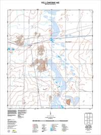Buy 2835-III-NE Yellowdine Topographic Map by Landgate (2011) – The ...