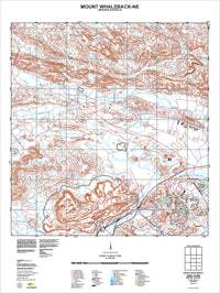 Buy 2851-III-NE Mount Whaleback Topographic Map by Landgate (2011 ...