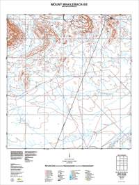 Buy 2851-III-SE Mount Whaleback Topographic Map by Landgate (2011 ...