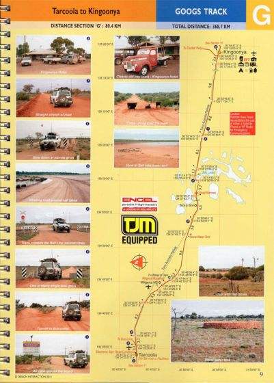 Buy Googs Track Outback Travellers Guide (2009) – The Chart & Map Shop
