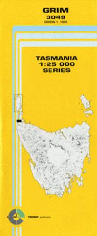 Buy 3049 Grim Topographic Map (1st Edition) by TasMap (1995) – The ...