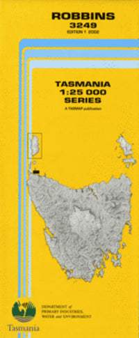 Buy 3249 Robbins Topographic Map (1st Edition) by TasMap (2002) – The ...