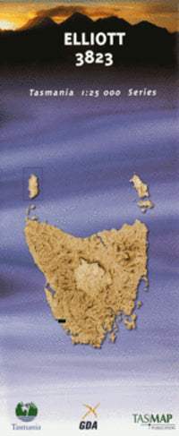 Buy 3823 Elliott Topographic Map (1st Edition) by TasMap (2003) – The ...