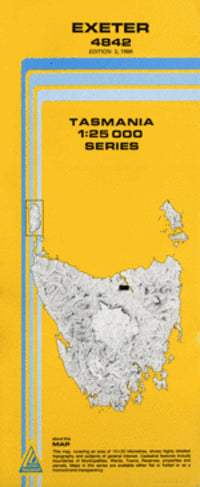 Buy 4842 Exeter Topographic Map (2nd Edition) by TasMap (1986) – The ...