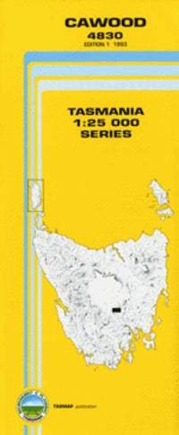 Buy 4830 Cawood Topographic Map (1st Edition) by TasMap (1993) – The ...