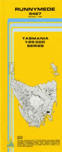 Buy 5427 Runnymede Topographic Map (1st Edition) by TasMap (1985) – The ...