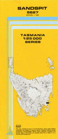 Buy 5627 Sandspit Topographic Map (1st Edition) by TasMap (1985) – The ...