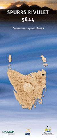 Buy 5844 Spurrs Rivulet Topographic Map (2nd Edition) by TasMap (2008 ...