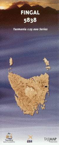 Buy 5838 Fingal Topographic Map (2nd Edition) by TasMap (2006) – The ...